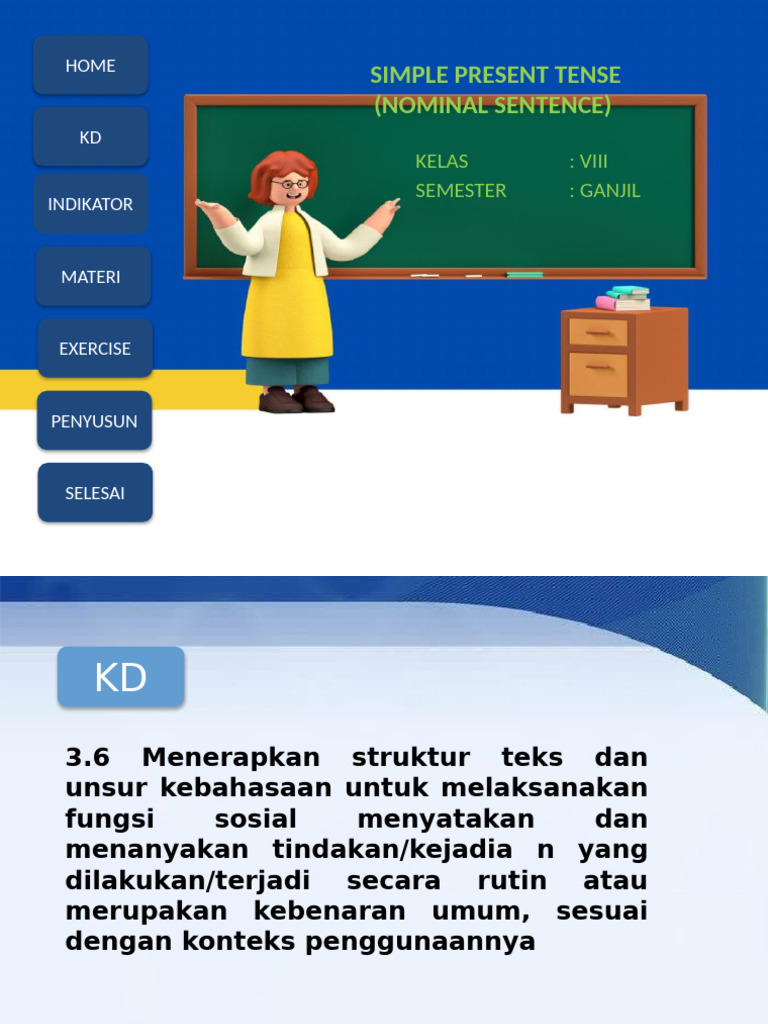 Panduan Simple Present Tense Nominal | PDF