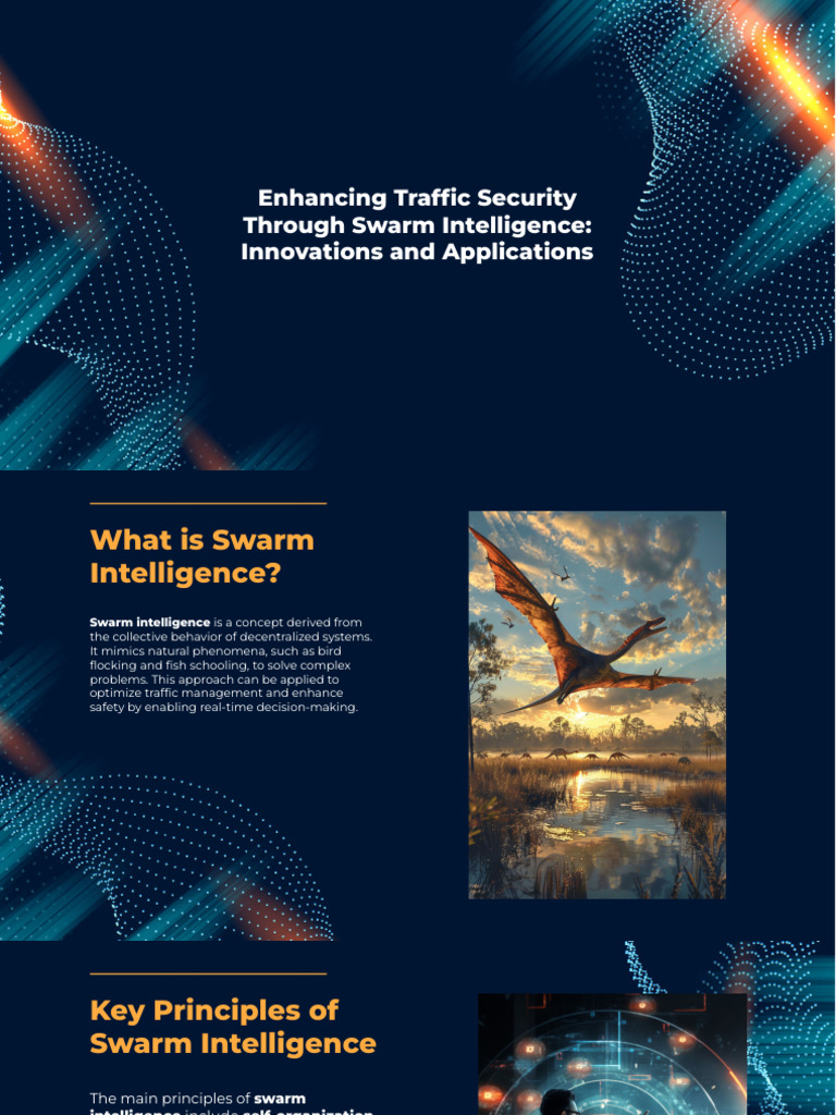 Slidesgo Enhancing Traffic Security Through Swarm Intelligence Innovations and Applications ...