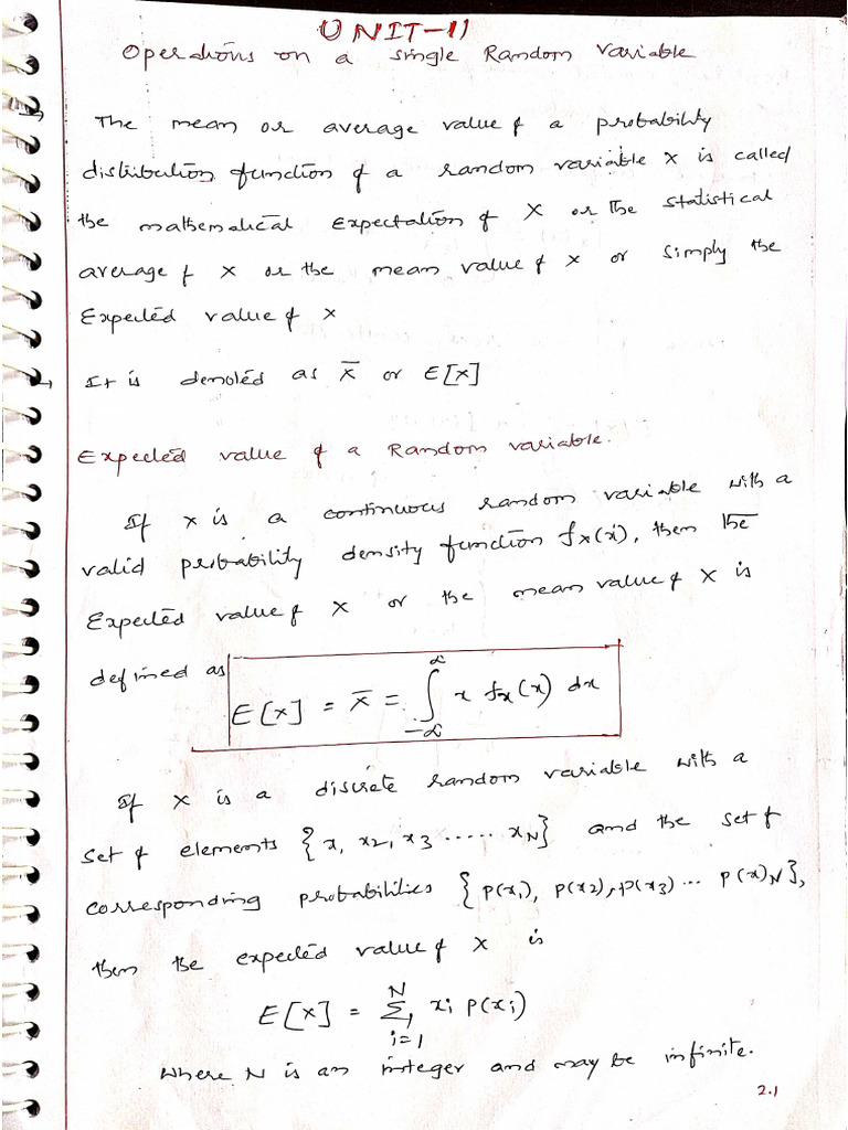 PTSP UNIT II Cont... Osmania Univ. ECE | PDF