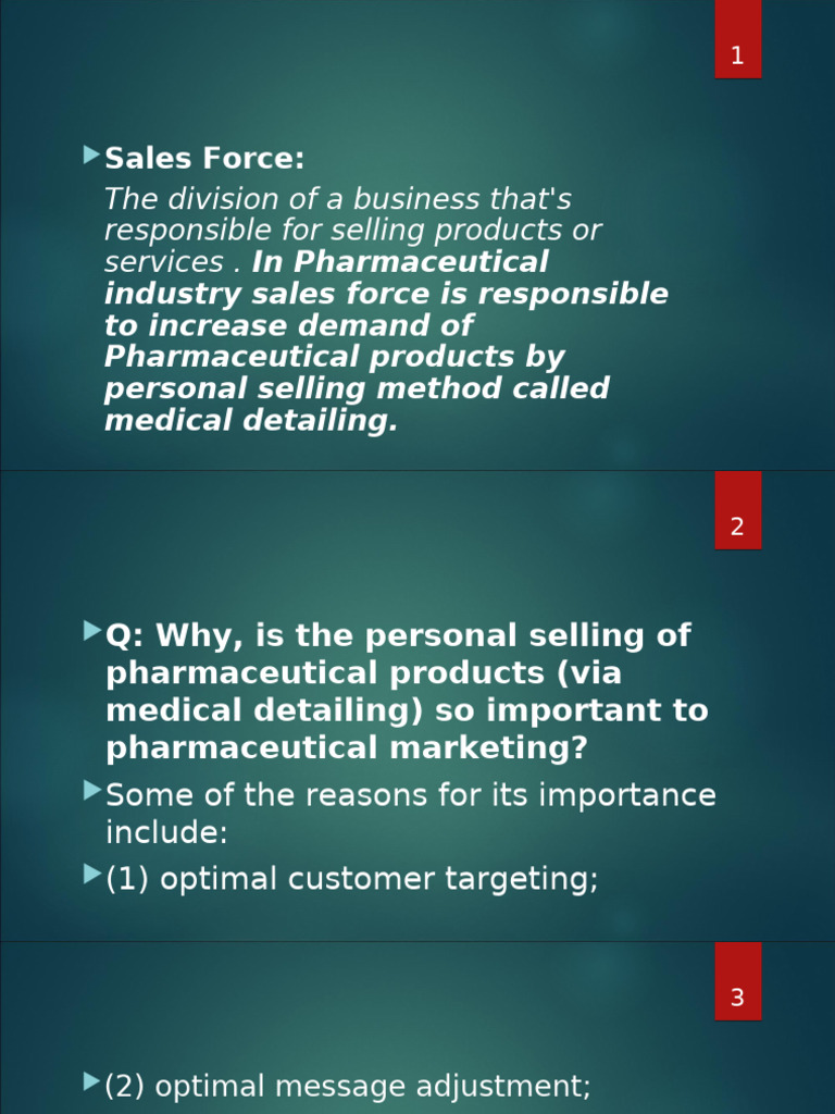 Sales Force | PDF | Sales | Profit (Economics)