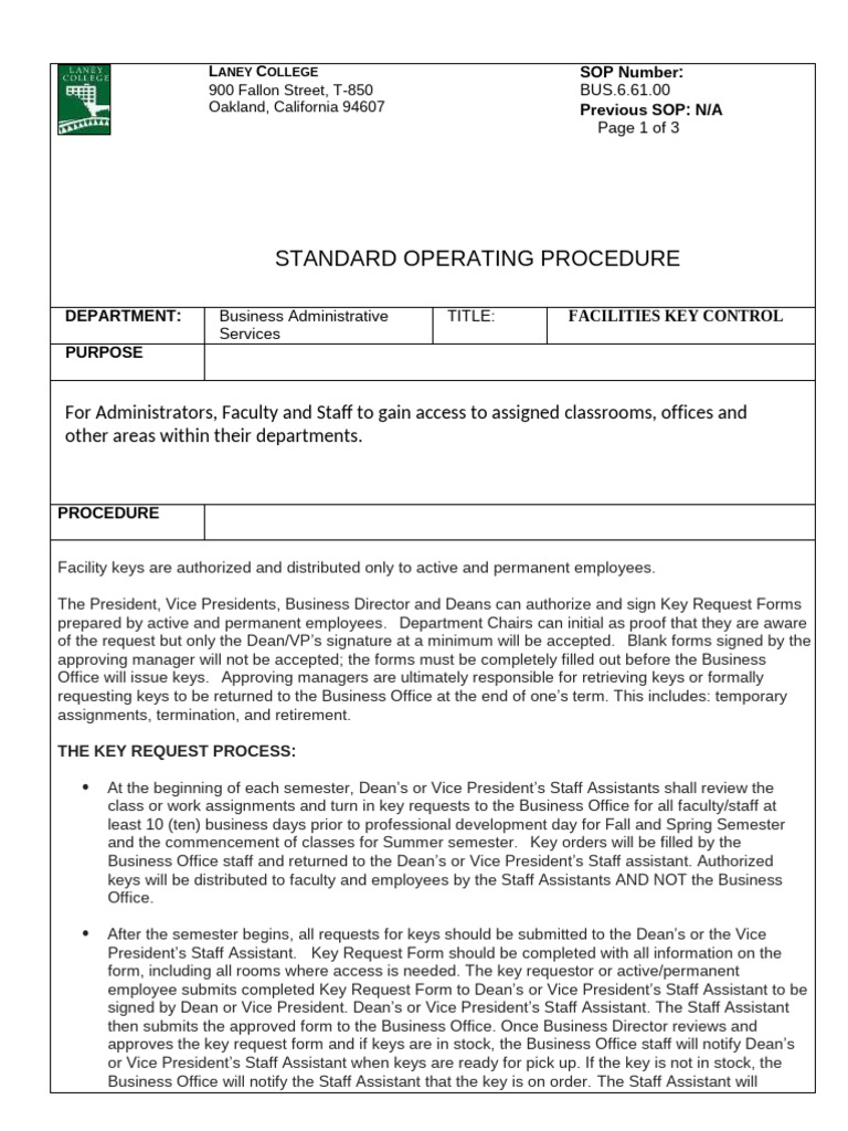 3 1 New Key Request Form Pdf