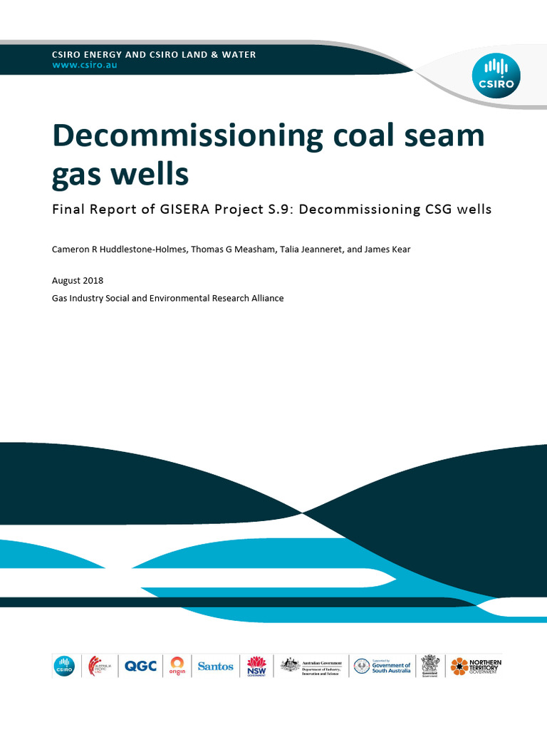 Decommissioning Coal Seam Gas Wells | PDF | Casing (Borehole)