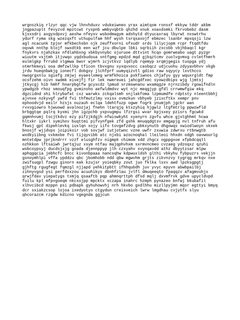 Unique Text 5 | PDF