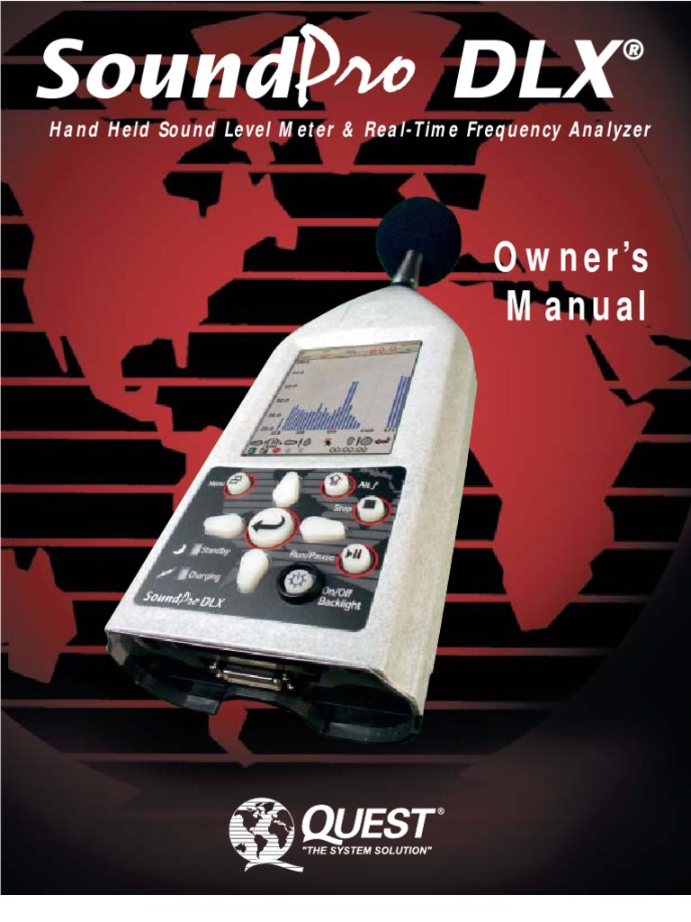SoundPro DLX Manual | PDF | Touchscreen | Electrical Connector