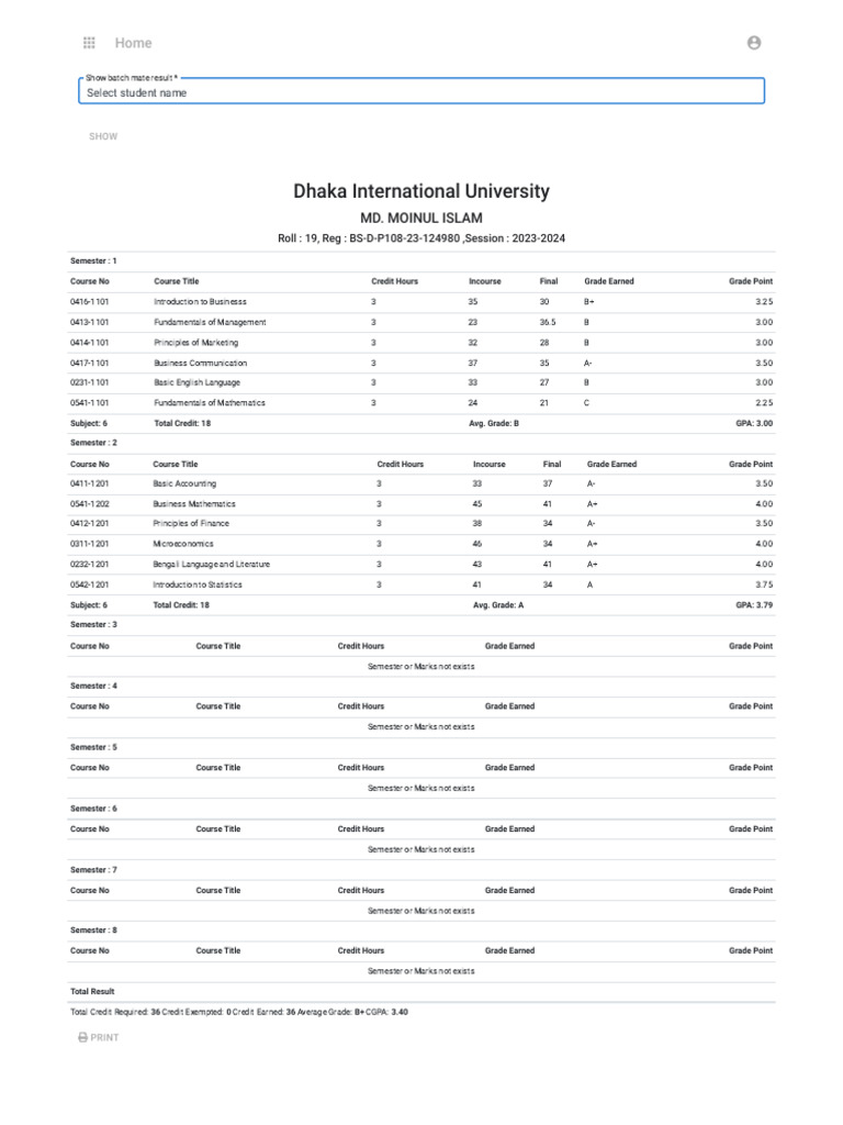 Students Portal - DIU-Dhaka International University | PDF | Course ...