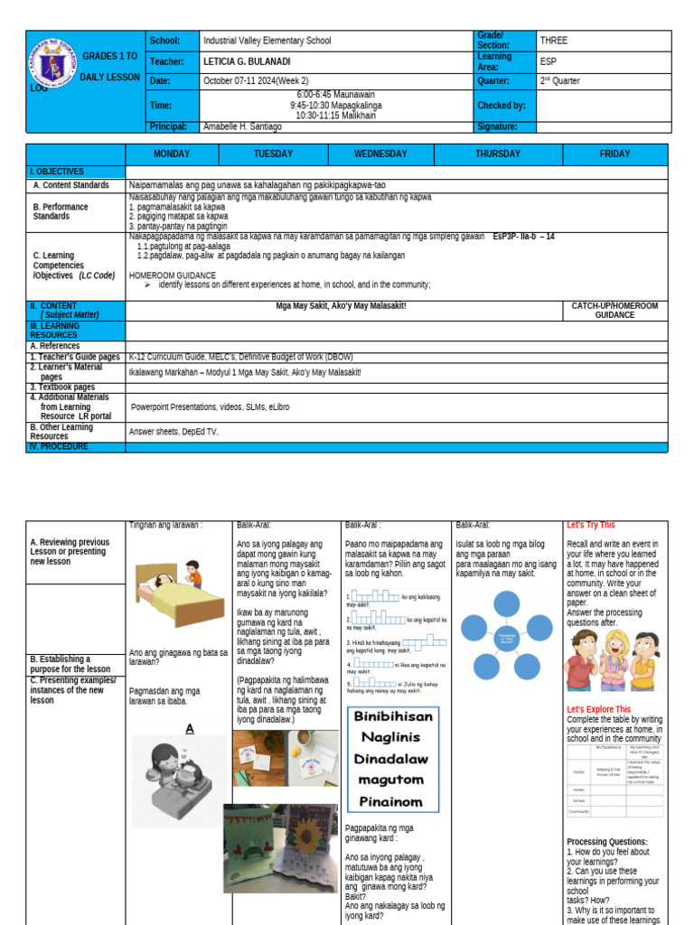 ESP Quarter2 Week2 Module1 Oct7-11 2024 | PDF