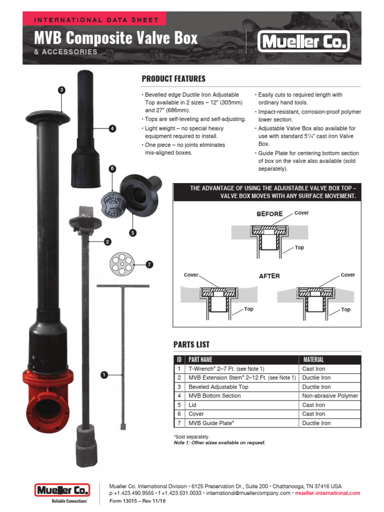 Valve Boxx Mueller | PDF