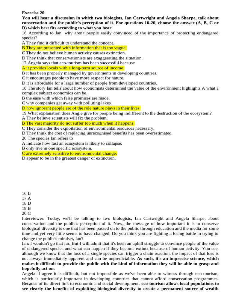 P.T 20. Keys | PDF | Multilingualism