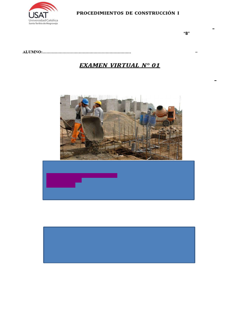 Examen Virtual #01B | PDF