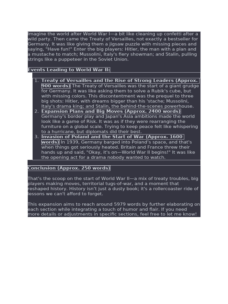 Imagine The World After World War I | PDF