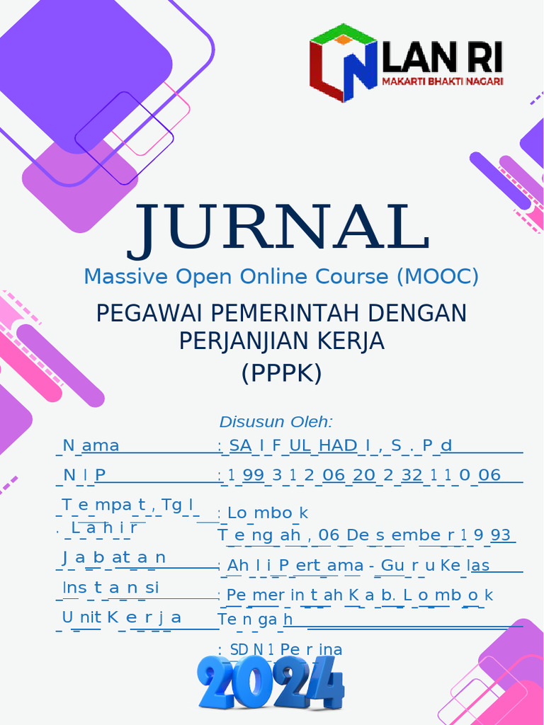 Jurnal MOOC - 2024 | PDF