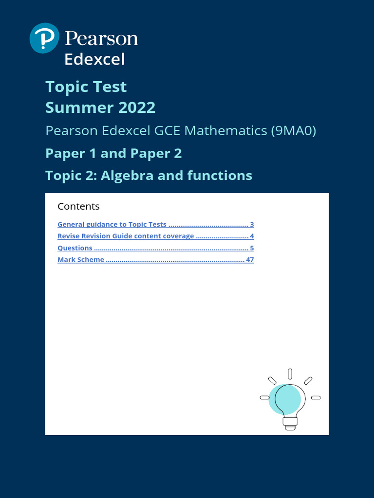 02 - Algebra and Functions | PDF | Function (Mathematics) | Mathematics