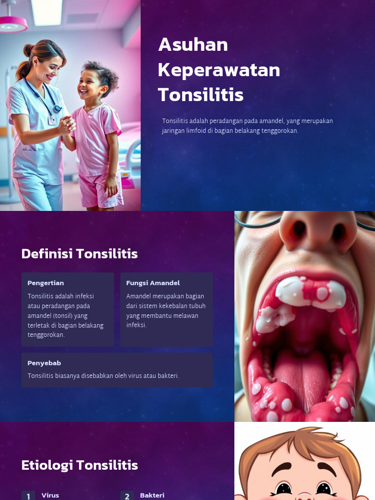 Asuhan Keperawatan Tonsilitis | PDF