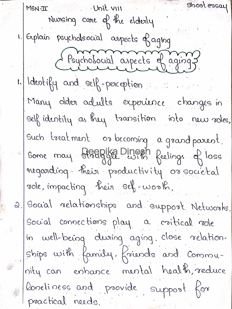 Unit 8 Short Essay MSN | PDF