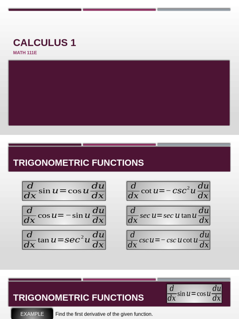 Calculus 1 - 03 | PDF | Trigonometry | Real Analysis