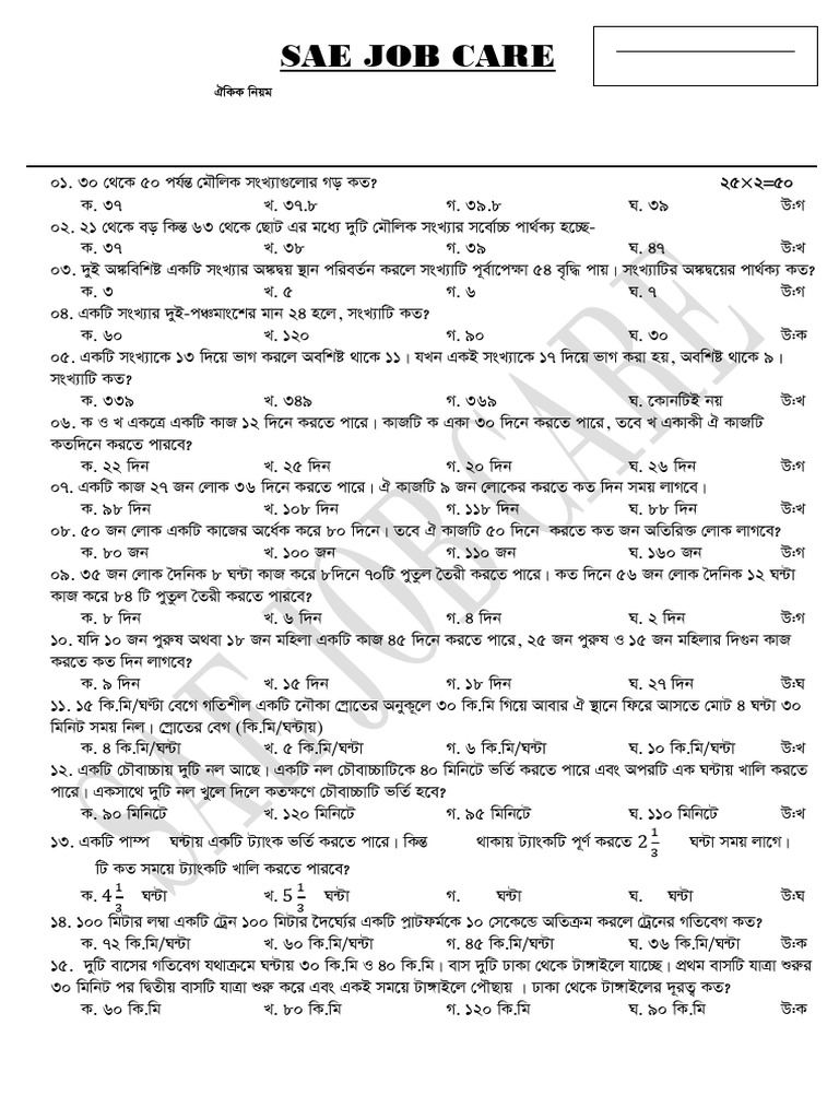 Sae Job Care: Signature of Examiner | PDF
