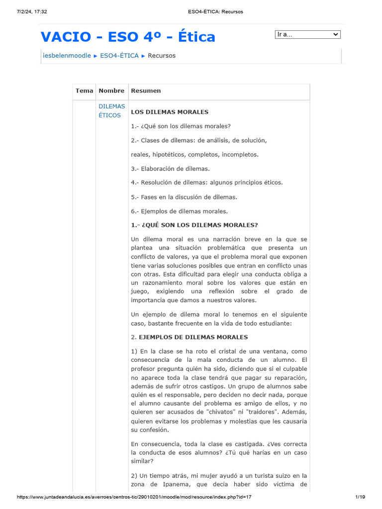 Dilemas Morales Pdf Moralidad Prostitución