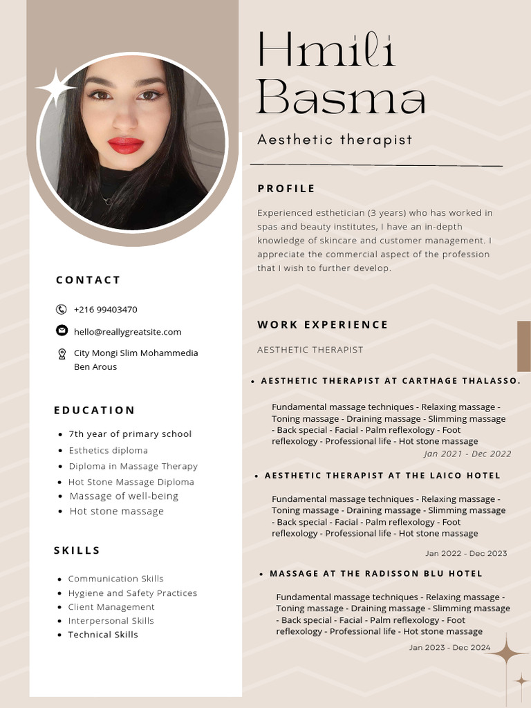 Resume Basma 2 Copie | PDF
