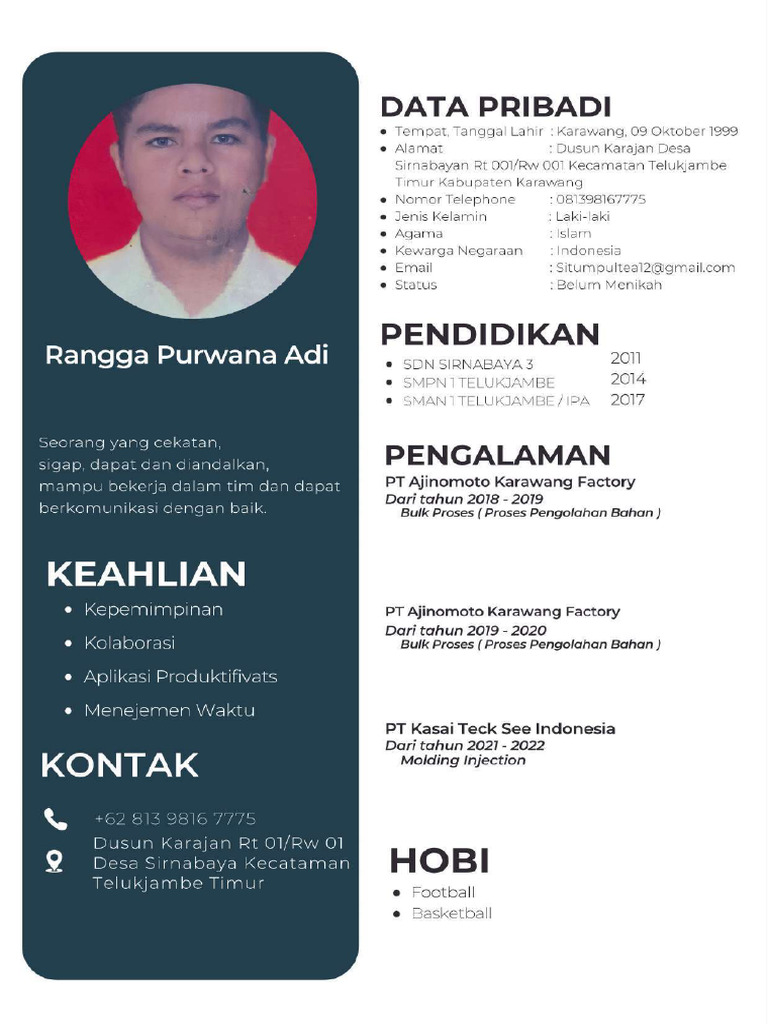 CV Ranga Purwana Adi. | PDF