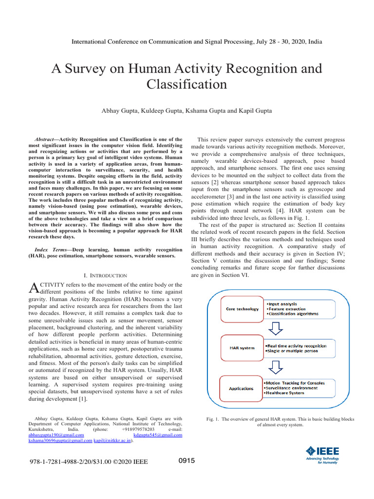 Human Activity Recog Paper2 | PDF | Machine Learning | Accelerometer