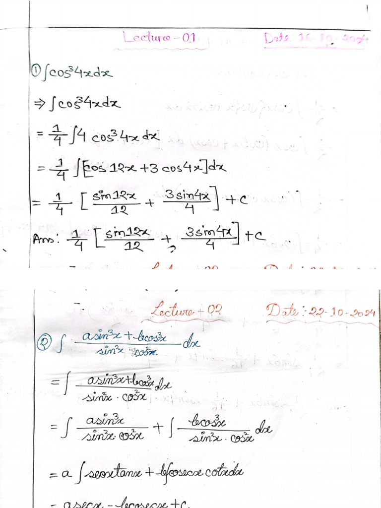 Course Stat 106 (Integral Calculus) | PDF