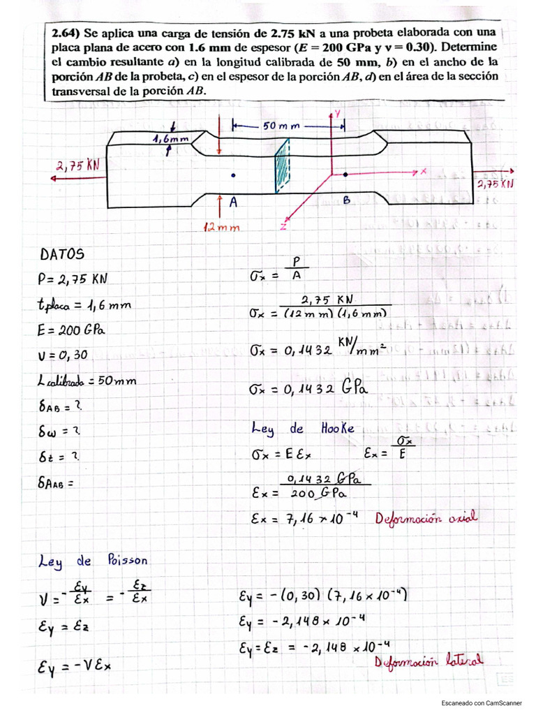 Ejercicio RDM | PDF
