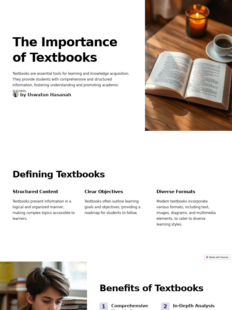 The Importance of Textbooks 2 | PDF | Critical Thinking | Learning