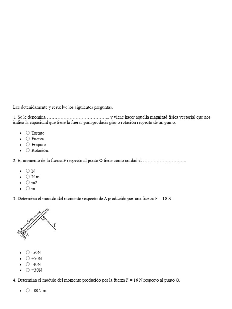 ESTÁTICA Examen 2 | PDF