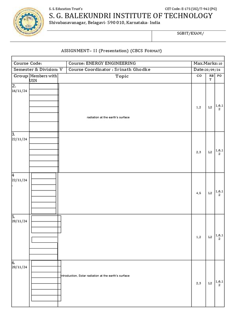 Assignment 1 2024 25 Pdf Nuclear Reactor Solar Energy 5476