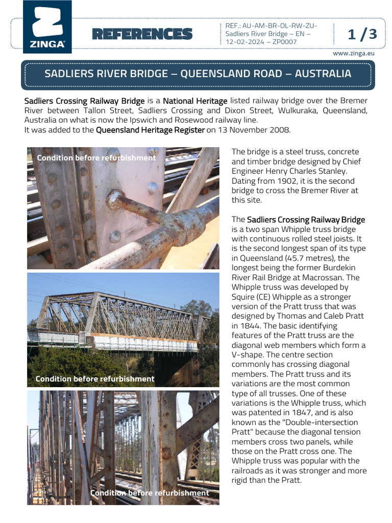 AU-Sadliers River Bridge - (Updated) | PDF | Civil Engineering ...