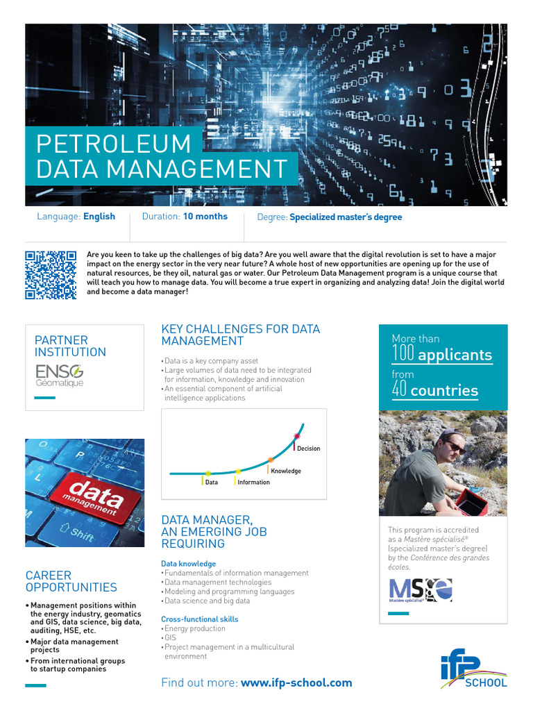 Programme Petroleum Data Management | PDF | Data | Big Data