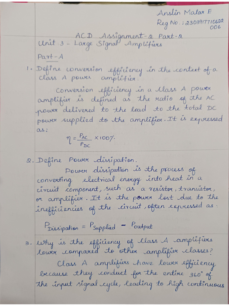 ACD Assignment 2 Part 2 Answers | PDF