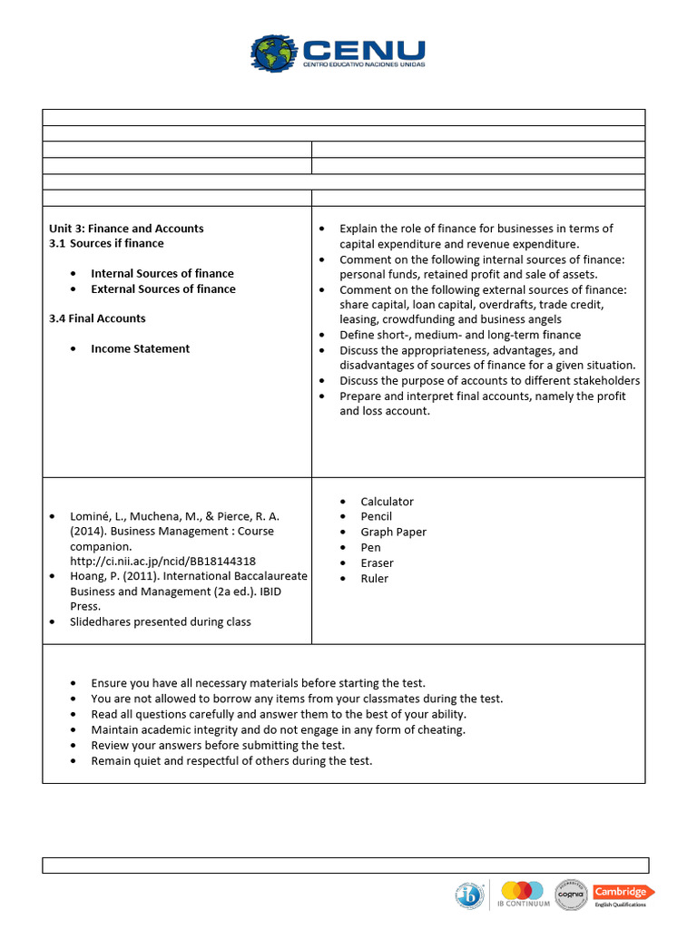 1DP Outlines 1ST Partial 2ND Term | PDF | Expense