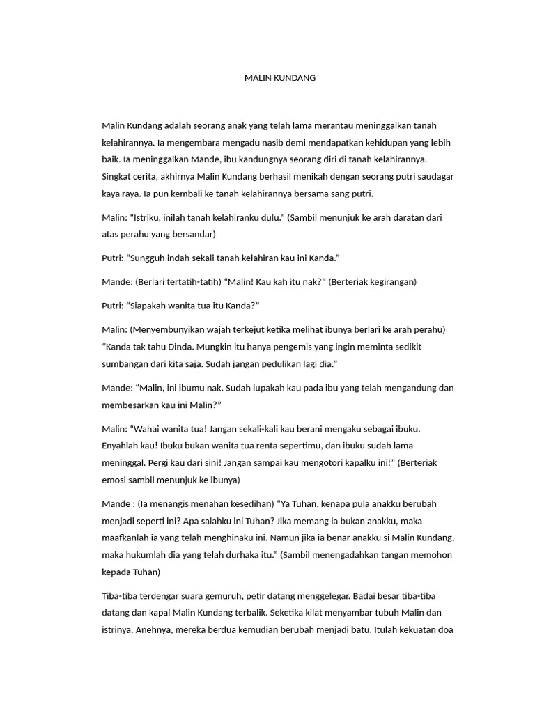 Naskah Bahasa Indonesia | PDF