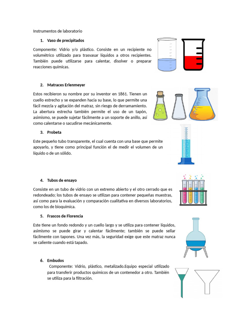 Instrumentos de Laboratorio | PDF
