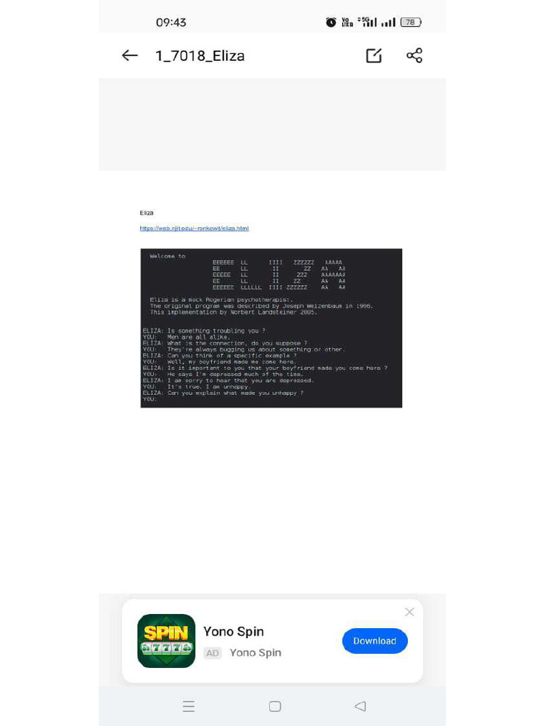 Eliza | PDF