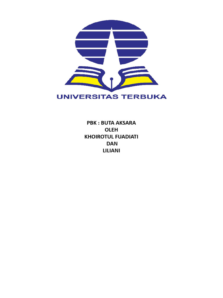 PBK BUTA AKSARA FDT | PDF