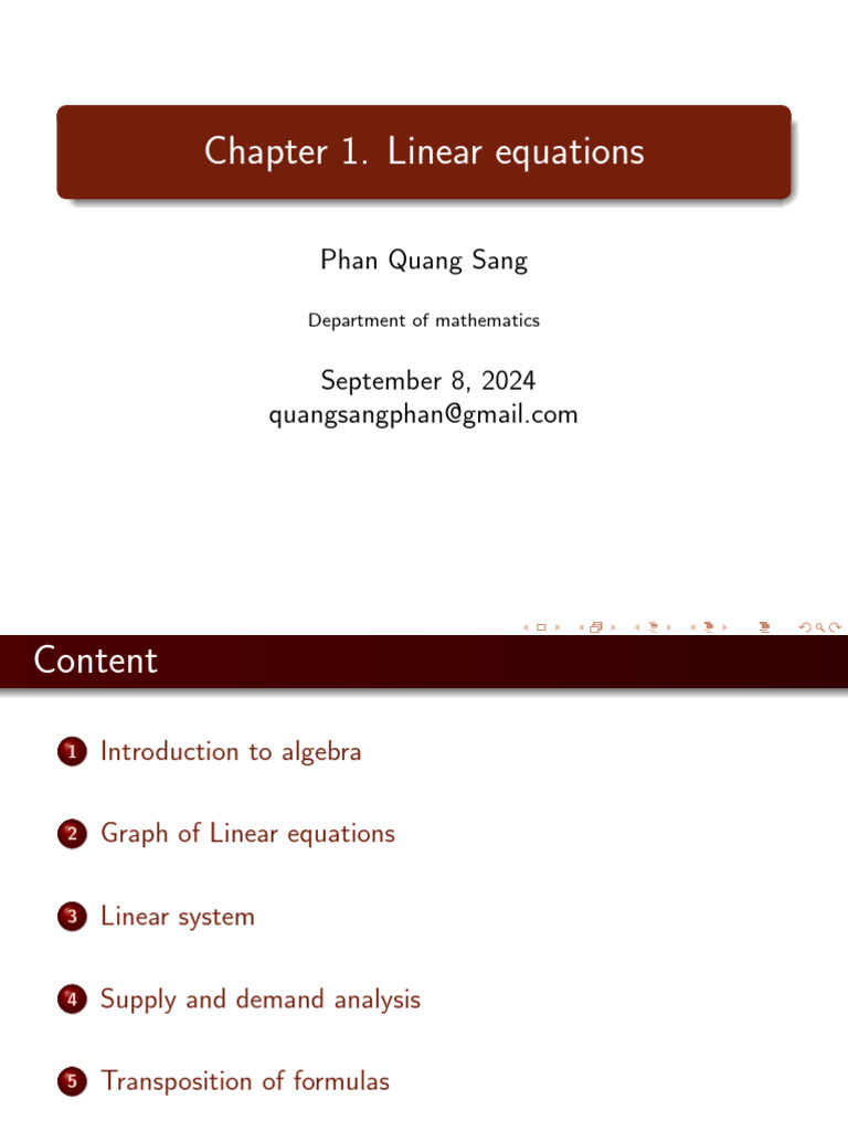 Chapter1 LE | PDF | Demand | Algebra