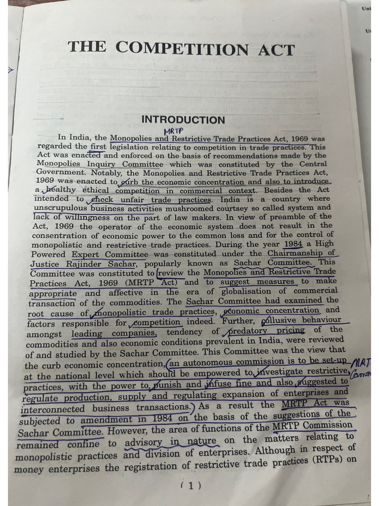 Competition Law | PDF