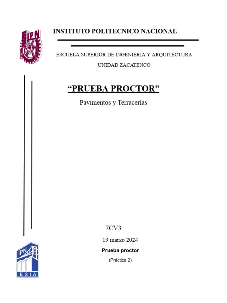 Prueba Proctor | PDF | Cantidades fisicas | Metrología