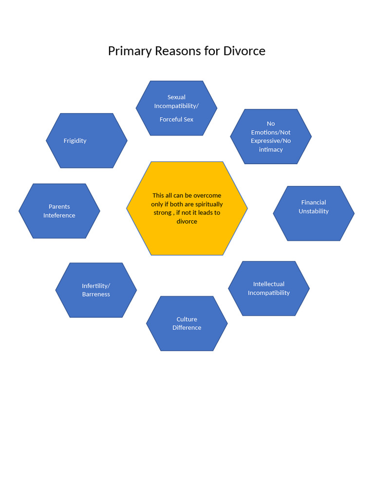 Primary Reasons For Divorce | PDF