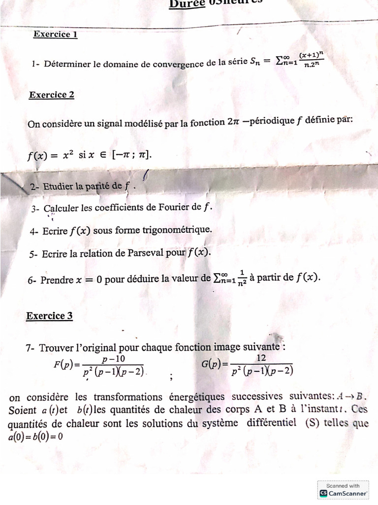Devoirs Math | PDF