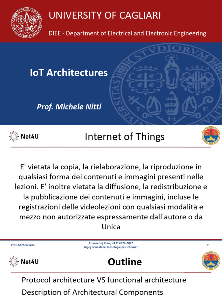 05 IoT Architectures | PDF | Transmission Control Protocol | Computer Network