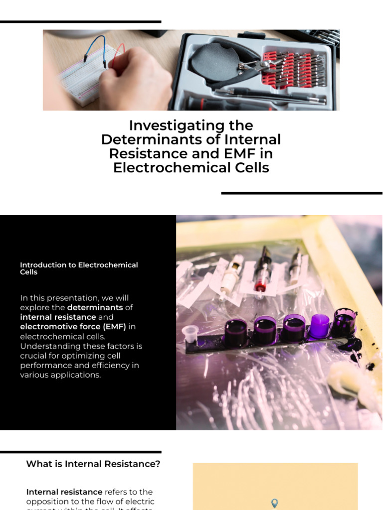 Slidesgo Investigating The Determinants of Internal Resistance and Emf ...