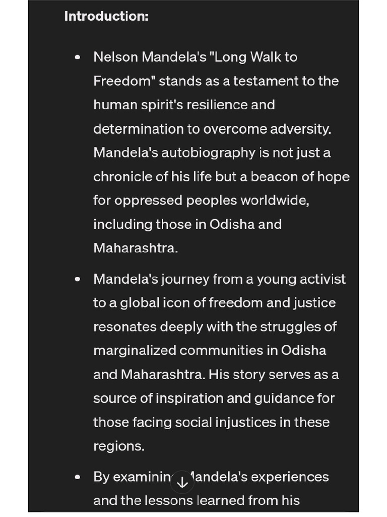 Long Wal To Freedom | PDF