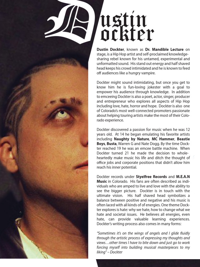 Dustin Dockter | PDF | Hip Hop Music | Hip Hop