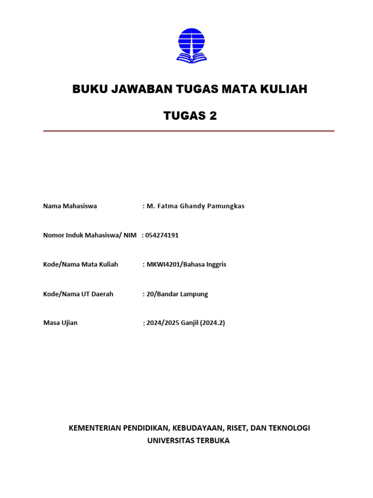 M.fatma Ghandy Pamungkas Mkwi4201 | PDF