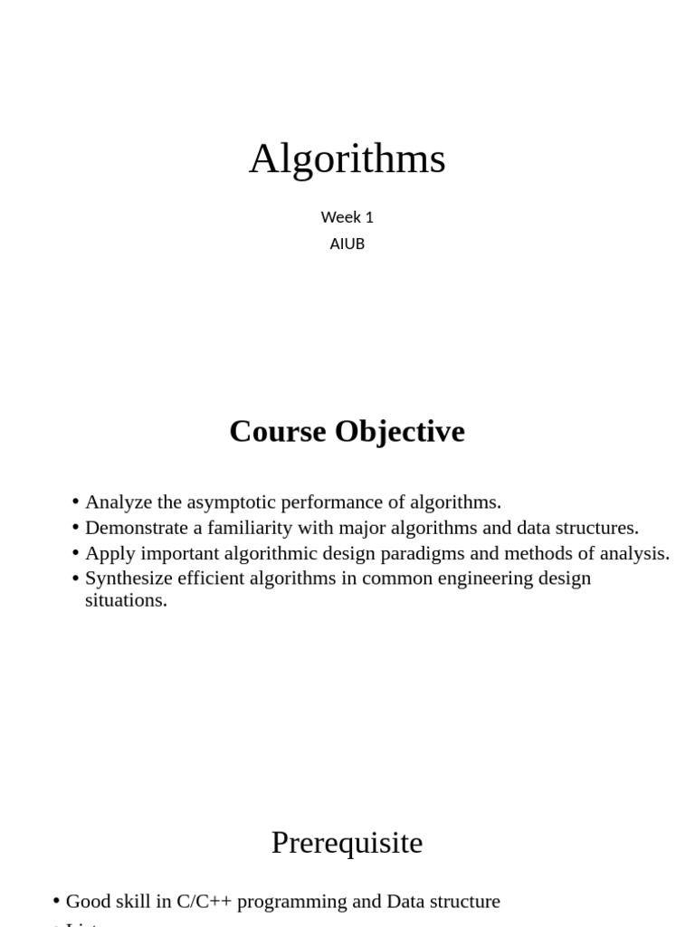 Lecture 1.2 Introduction and Complexity (Advance) Upload | PDF | Time Complexity | Algorithms