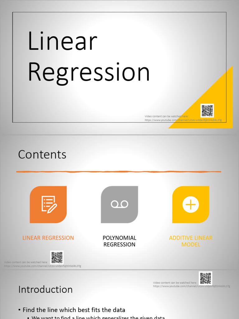 Lecture-3 Linear Regression - 1 | PDF | Statistical Inference | Mathematical Analysis