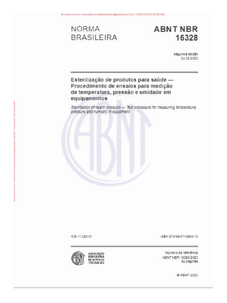 2023-05-24 ABNT NBR 16328 Esterilización de Productos para La Salud ...